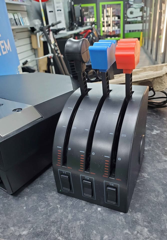Pre-owned Logitech Logitech Yoke System Flight Controller (USB) For PC ...
